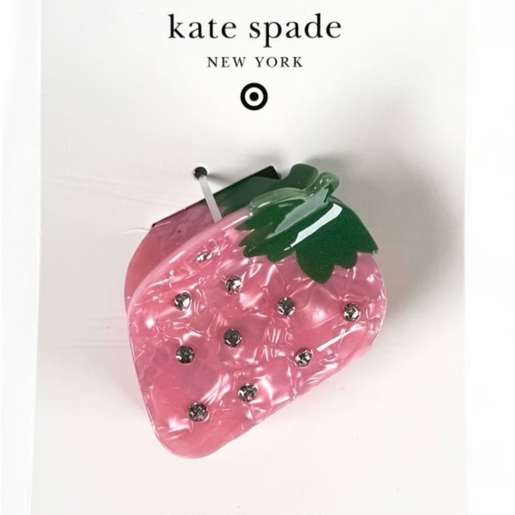 kate spade | Accessories | Kate Spade X Target Pink Strawberry Hair ...